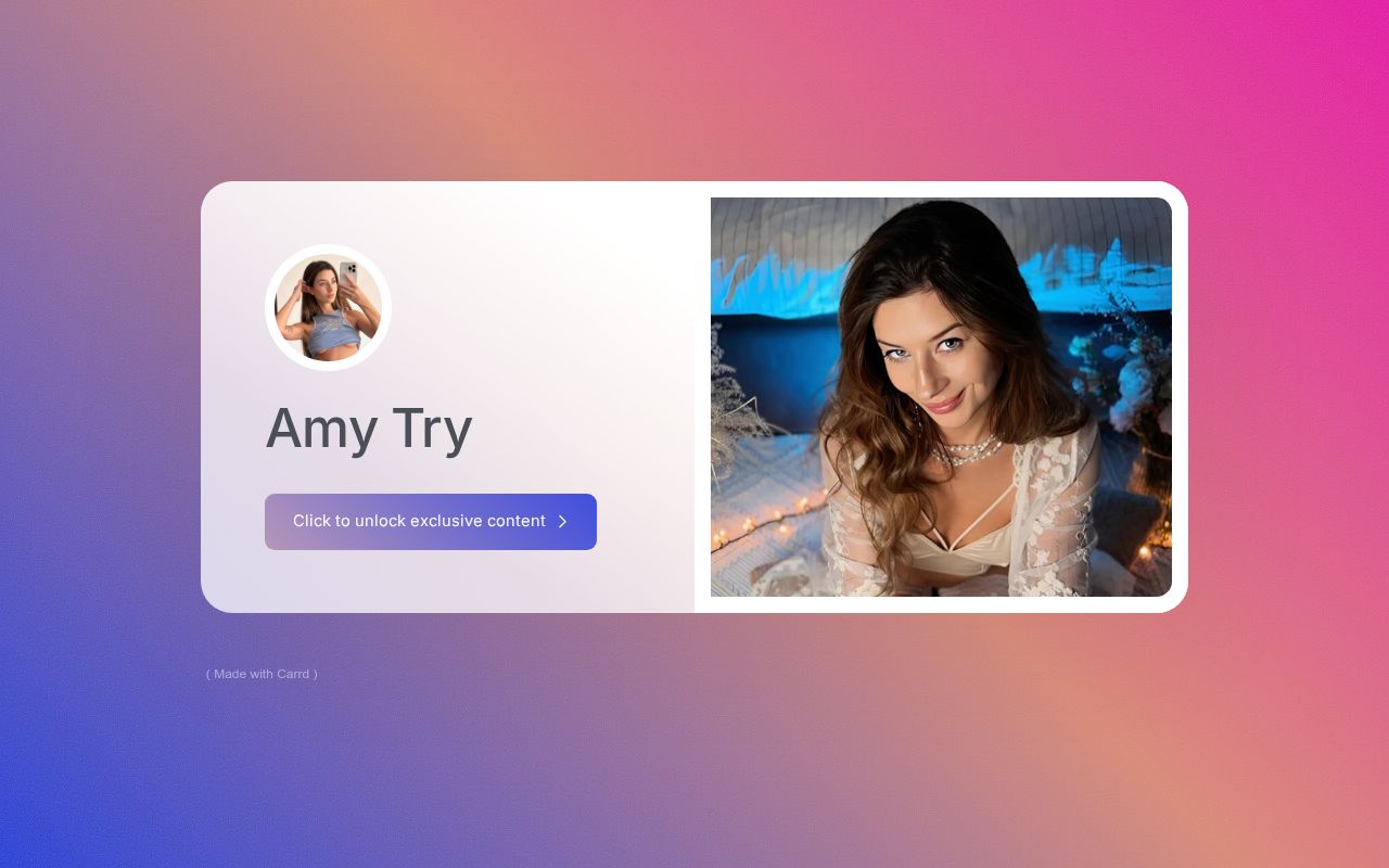 Welcome to Amy’s World 💗